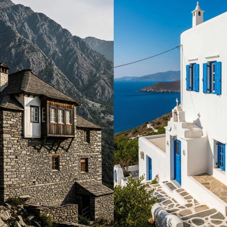 Architecture of the Countryside in Greece | Houses, Farms, and ...