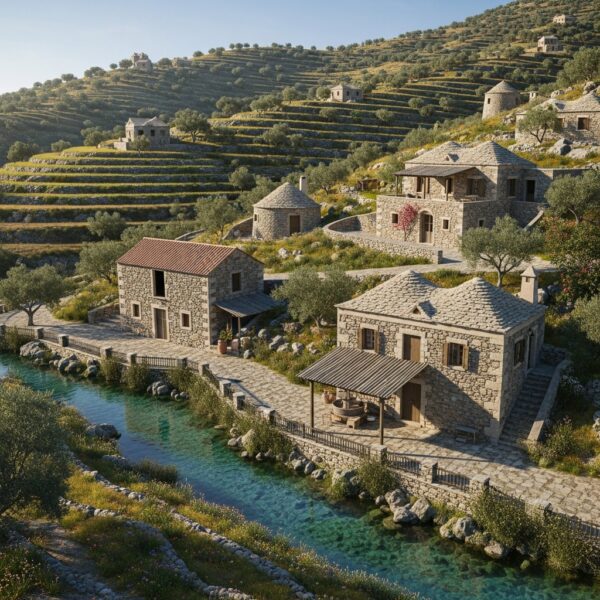 Architecture of the Countryside in Greece | Houses, Farms, and ...