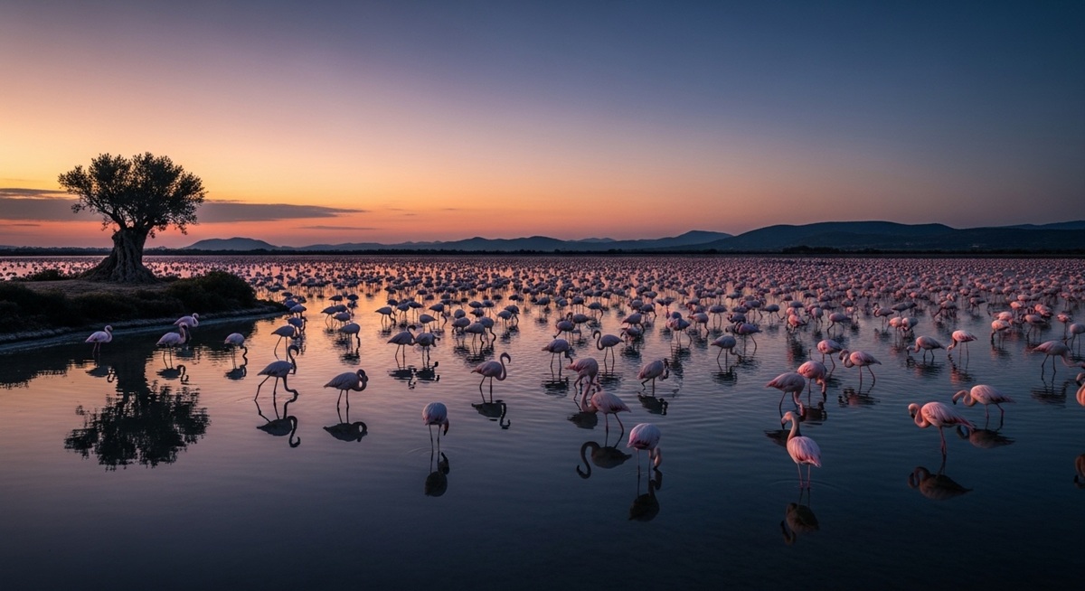 The Pink Winged Guardians | Flamingos in the Salt Lakes of Greece ...