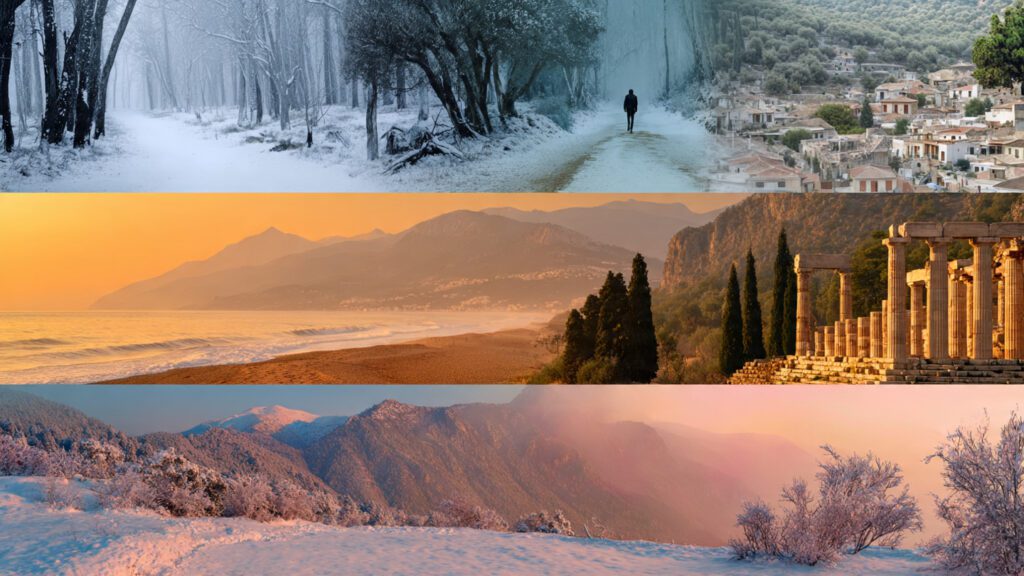 The Viral Greek Weekend With Snow Sea and Ancient Myth | Greece's ...